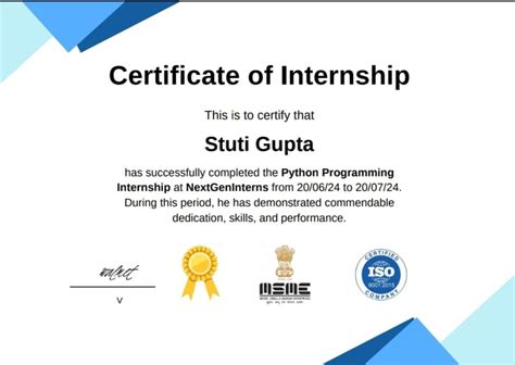 Stuti Gupta On Linkedin Nextgeninterns Programming Pythondeveloper
