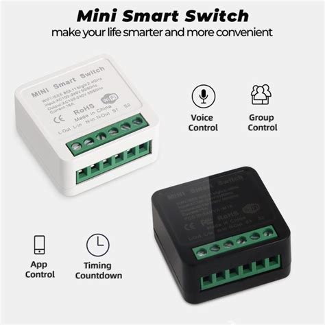 Wifi Bluetooth Tuya 16a Power Monitor Mini Smart Switch Enerna Iotech
