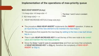 Max Priority Queue PPT