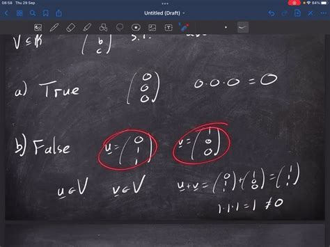 SOLVED Point Let Be The Subset Of R Consisting Of The Vectors With
