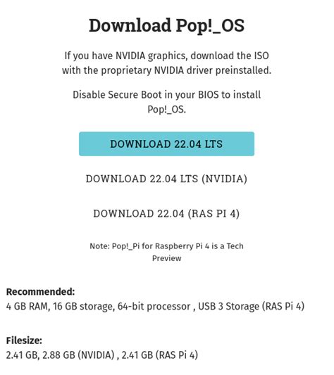 Differences Between Pop OS And Ubuntu System Support