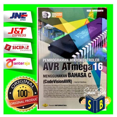 Jual PEMROGRAMAN MIKROKONTROLER AVR ATMEGA 16 MENGGUNAKAN BAHASA C CD INFORMATIKA Shopee