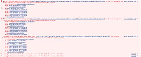 Bug Fail To Open Application Page Due To Syntaxerror On Demo Site