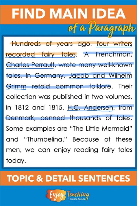 Finding Main Idea Of A Paragraph Unlock The Secret