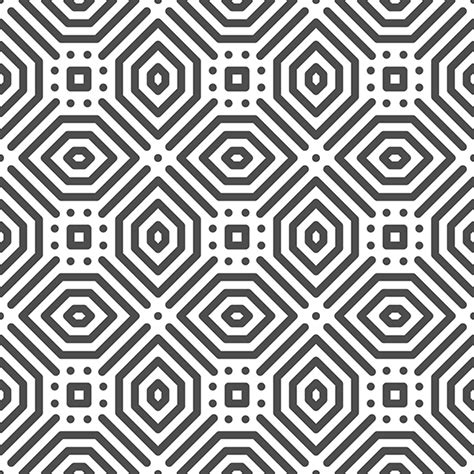 Abstract Seamless Hexagonal Dot Square Shapes Pattern Abstract