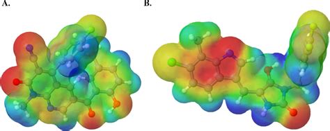 Molecular Electrostatic Potential Map Of A Cpo B Ro2443 Download