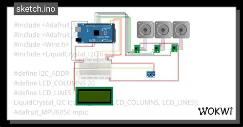 Ardafruit Mpu6050 6dof Wokwi Esp32 Stm32 Arduino Simulator
