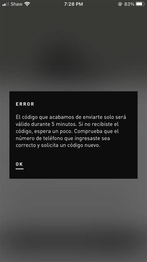 Phone Number Verification Code Error R Sneakerscanada