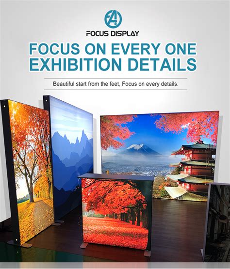 Aluminum High Resolution Seg Led Frameless Fabric Lightbox Frame