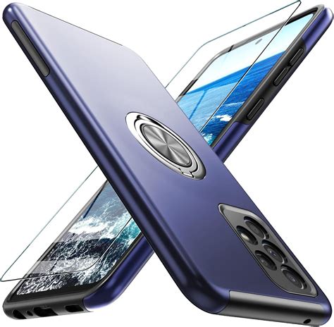 Yamink Case For Samsung Galaxy A52 5g With Tempered Glass