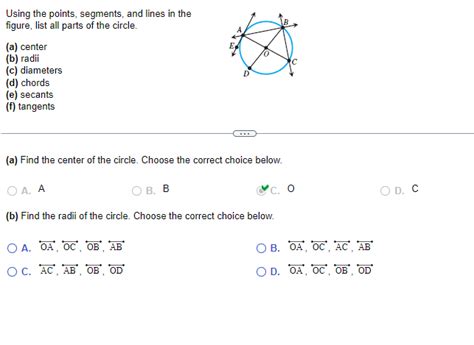 Solved Using The Points Segments And Lines In The Figure Chegg