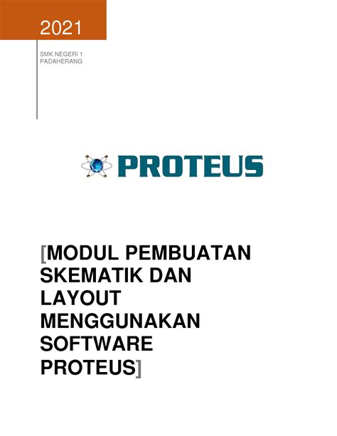 SOLUTION Modul Pembuatan Skematik Dan Layout Menggunakan Software Proteuse Converted 1 Studypool