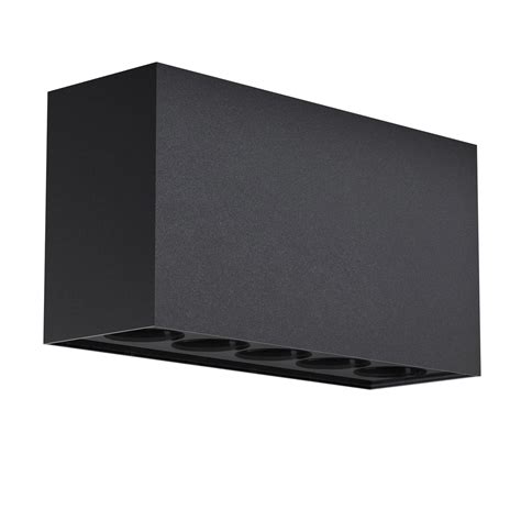 Ares Outdoor Led Rectangular Downlight Graphite Niori