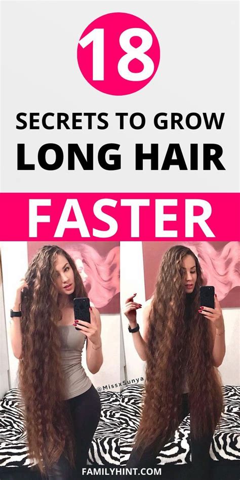 How To Grow Long Hair Faster Naturally 18 Hair Growth Tips Long Hair