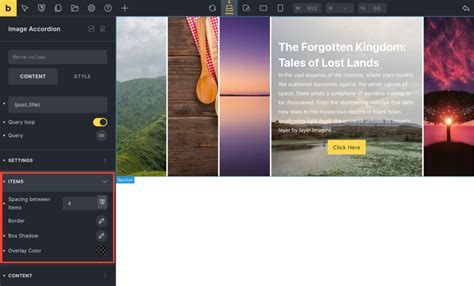 How To Create A Dynamic Image Accordion With Bricks Builder Without Coding Max Addons For Bricks
