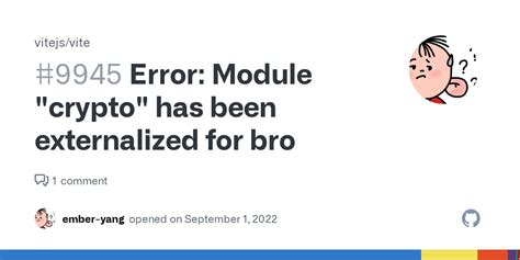 Error Module Crypto Has Been Externalized For Bro Issue 9945