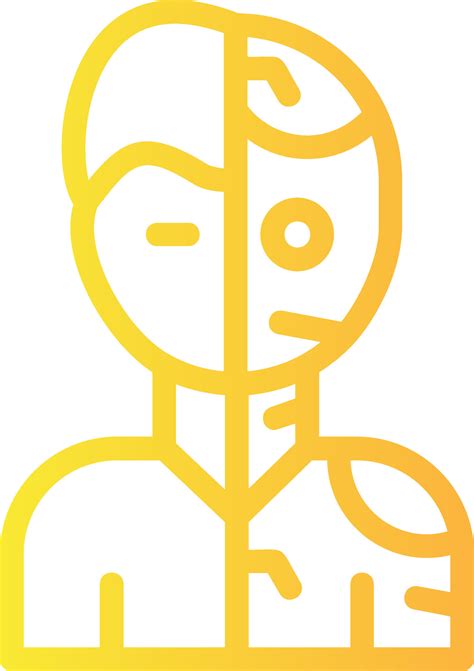 Humanoid Robot Linear Gradient Icon 39493739 Vector Art At Vecteezy