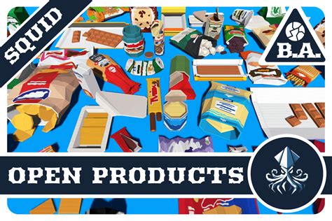 Opened And Used Products 3d Food Unity Asset Store