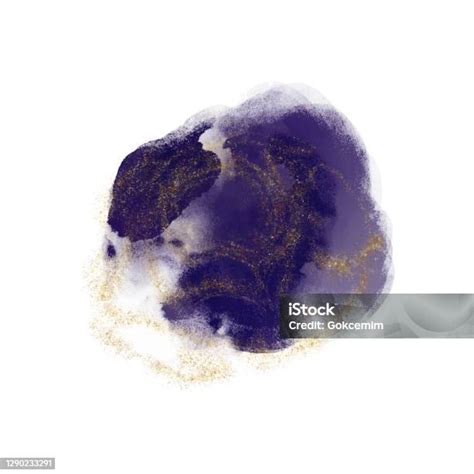 골드 글리터 효과와 수채화 스플래시 밝은 화려한 그런지 덩어리 패션 뷰티 포스터 및 배너 그래픽 디자인 푸른 바다 색상 밝은