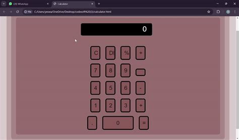 simple calculator project by codsoft yeswanth jogi posted on the