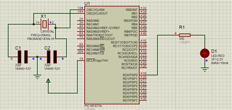 PIC F A Blinking LED Using PIC Microcontroller