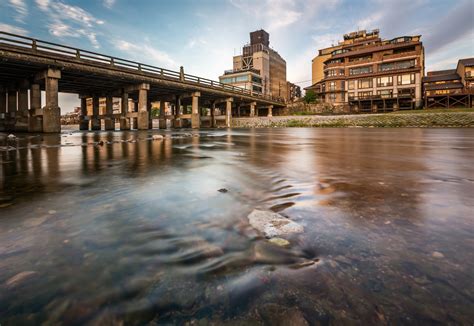 Sanjo Ohashi Bridge And Kamo River Kyoto Japan Anshar Images