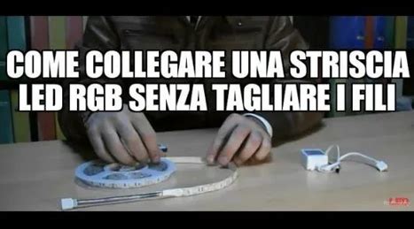 Come Si Collegava Una Striscia LED RGB Nel ProfessioneLED