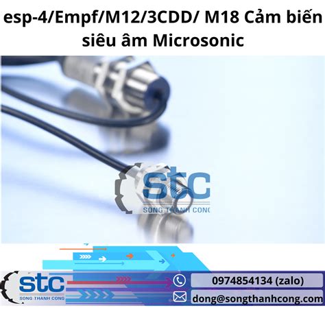 Esp 4 Empf M12 3cdd M18 Cảm Biến Siêu âm Song Thành Công Stc