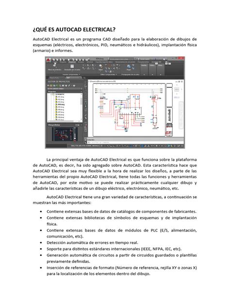 Autocad Electrical Pdf Cad Automático Electrónica