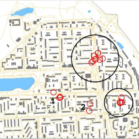 An Example Of The Spatio Temporal Dynamics Of Clusters Of Increased