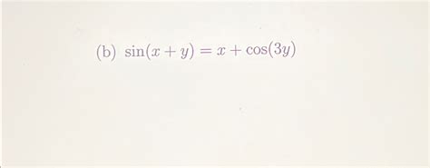 Solved What Is The Implicit Differentiation Of
