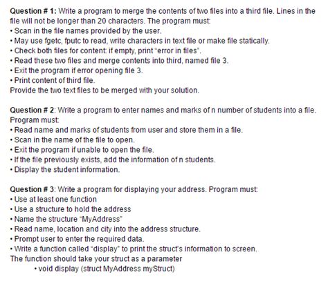 Solved Programming In C Functions Input Output