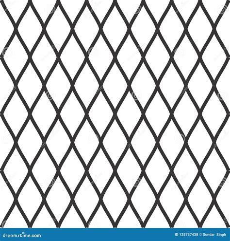 Diamonds Seamless Diagonal Pattern Rhombuses Texture Mesh Background Stock Vector