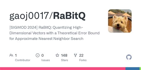 Github Gaoj0017rabitq Sigmod 2024 Rabitq Quantizing High Dimensional Vectors With A