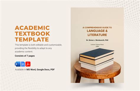 Free Textbook Templates To Edit Online