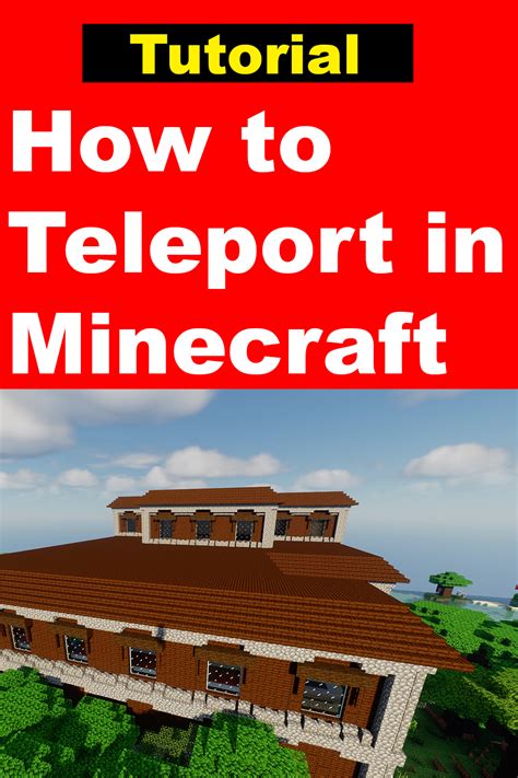 How To Teleport In Minecraft Easy 2021 Simple Minecraft Tutorial Artofit