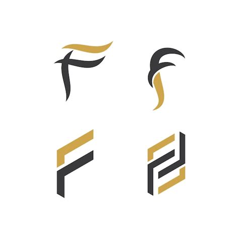 Premium Vector F Initial Letter