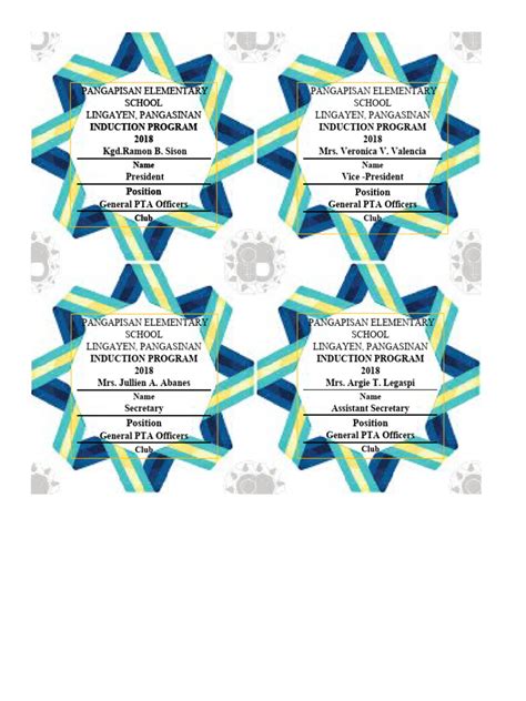 Gen Pta Ribbon Induction 3 1 Pdf