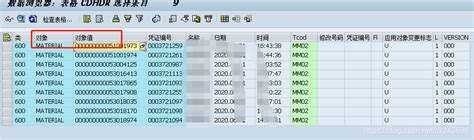 【sap】日志表cdhdr和cdpos csdn博客