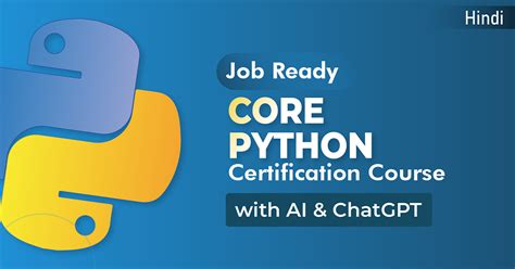 Core Python Certification Course With Ai And Chatgpt Hindi Techvidvan