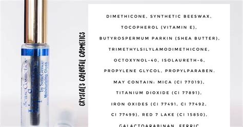 Whats In Lipsense Glosses