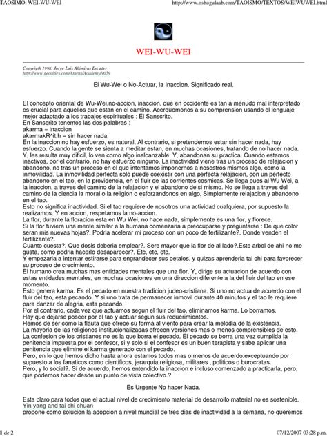 Tao Wei Wu Wei Pdf