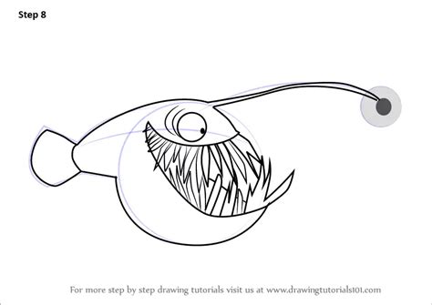 How To Draw Anglerfish From Stoked Stoked Step By Step DrawingTutorials101 Com