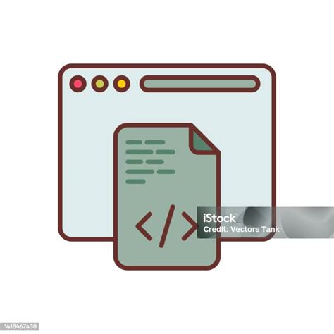 ikon html dalam vektor logo ilustrasi stok unduh gambar sekarang