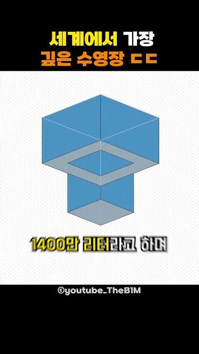 세계에서 가장 깊은 수영장 ㄷㄷ Youtube