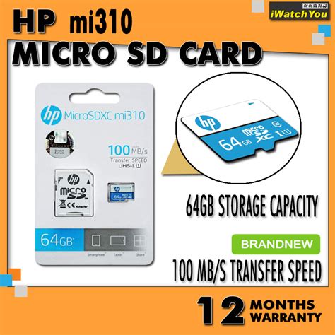 Hp Micro Sd Card Gb Storage Capacity With Sd Card Adapter Months Warranty Lazada Ph