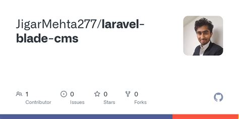 GitHub JigarMehta277 Laravel Blade Cms