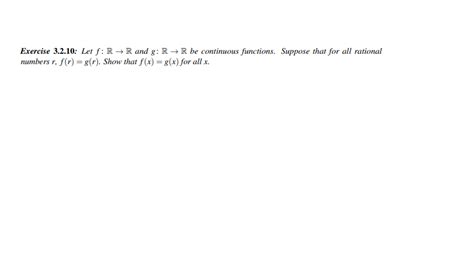solved exercise 3 2 10 let f r r and g r r be