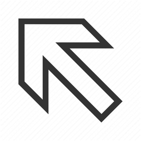 Arrow Cursor Direction Export Left Up Move Out Navigation Icon