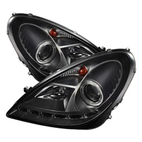 Spyder Mercedes Benz Slk 05 10 Projector Headlights Halogen Model Drl